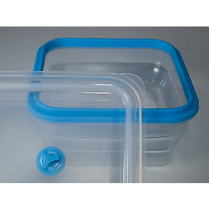 Aura Global 4-Pack Collapsible Platinum Silicone Food Storage Containers - LFGB Certified, BPA-Free, Microwave, Freezer, Dishwasher Safe, Reusable with Easy-Fit Lids - Premium Kitchen Solution