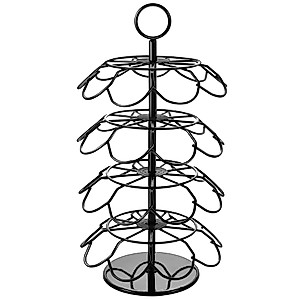 Eastsign Coffee Pod Holder, Coffee Pod Organizer Compatible with 36 K-Cup Pods, Coffee Pod Holder for Counter, Detachable Organizer for Countertop, Spins 360-Degrees