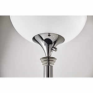 Adesso Home 5120-01 Transitional Two Light Floor Lamp from Metropolis Collection Finish, Black Nickel