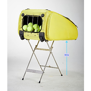 VIV Pickleball Tennis Bag: All-in-One Pickleball Bag, Hopper, and Feeder with Wheels. Store, Travel, Practice with Pickleball, Tennis, Baseball, Softball Gears. Pickleball Hopper, Tennis Ball Hopper