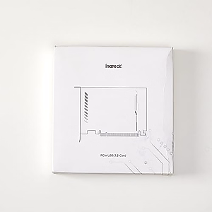 Inateck Power Supply USB PCIe Card Total 16 Gbps Bandwidth, USB 3.2 Gen 2, with 8 USB Ports KU8212