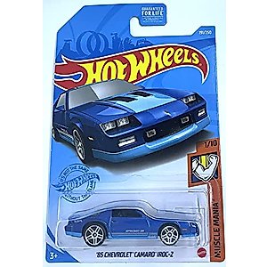 Hot Wheels - '85 Chevrolet Camaro IROC-Z - Muscle Mania 1/10 [Blue] #191/250