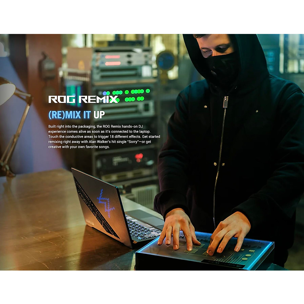 ASUS ROG Zephyrus G14 Alan Walker Special Edition 14.0" 120Hz 2K QHD Gaming Laptop (AMD Ryzen 9 5900HS, 40GB RAM, 2TB PCIe SSD, GeForce RTX 3050 Ti 4GB, Backlit KYB, WiFi 6, BT 5.2, Win 11 Pro) W/Hub