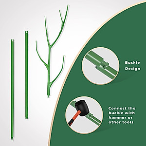 39 Inch Twig Plant Support Stakes,Tree Branch Support Stake,Trellis Stakes for Indoor Outdoor Potted Plants(4pcs)