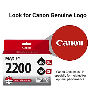 Canon PGI-2200XL Black Twin Pack Compatible to IB4120, MB5120, MB5420, IB4020, MB5020, MB5320