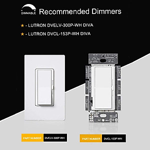 Dimmable 8W Led Edison Frost Tubular Bulb,2700k Warm White, T10/T30 Vintage Filament LED Light Bulb 75W Equivalent,E26 Base Frosted Glass Cover, 700 Lumens,Pack of 6