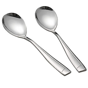 Cand Stainless Steel Serving Spoons, 6 Pieces Large Tablespoon, 9.17 Inches