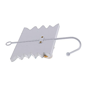 Jili Online Beach Themed Wall Hooks Towel Hat Coat Hangers Rustic Wall Nautical Decorative Hangers - Anchor, 16.5 x 11cm