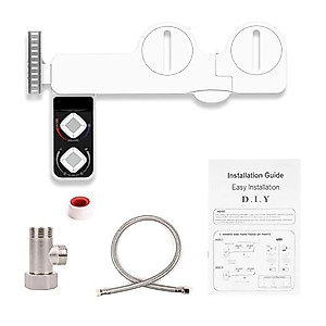 Toilet Attachment Adjustment Pressure Toilet Attachment Foldable Self Sprayers Nozzels Detachable Toliet Bidet