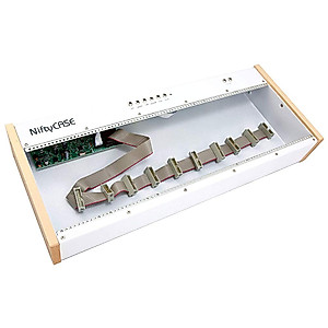 Cre8audio Eurorack Modular Synthesizer Case (NiftyCASE) with 2x Kellopy 6ft MIDI Cable & 8-Set of Unbalanced Patch Cables Bundle