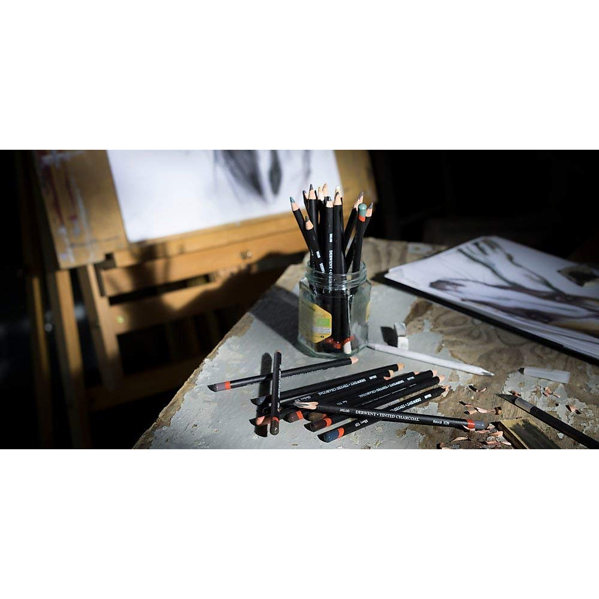 Derwent Charcoal Collection, Pack, 10 Count (2300675)