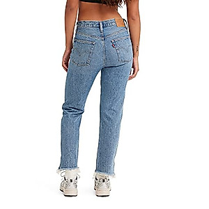 Levi's Women's Premium 501 Crop Jeans, (New) Face It, 27