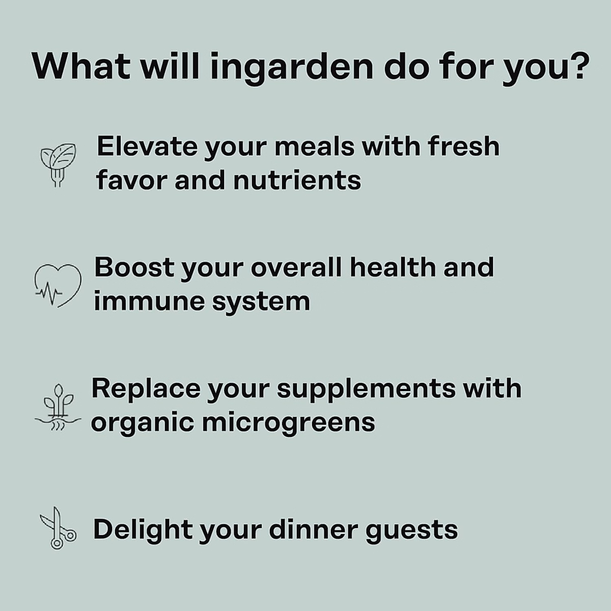 ingarden Microgreens Growing Kit - Organic Superfood Sprouting Seed Pads (3) | Auto 4-Stage LED Grow Lights & Hydroponic Watering System | Chic Steel Frame & Ceramic Bowl, Plastic-Free [Rose]