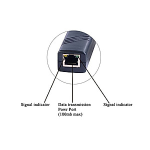 POE Splitter,COOSO Passive POE Splitter 48V to 12V Compatible with Most Switches POE and All Web Cameras
