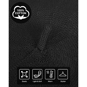 Parquet Cotton French Beret Hat for Women Casual and Chic - Boinas de Mujer para el Frio