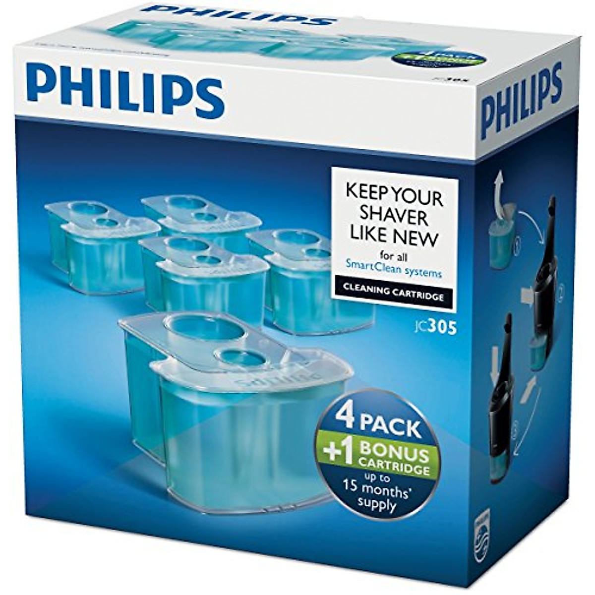 Philips JC305/50 Cleaning Cartridge - Pack of 5