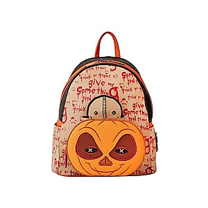 Loungefly Trick 'r Treat Sam Pumpkin Mini Backpack