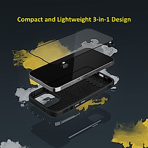 iPhone 13 Pro Mobile Gaming Triggers Controller Case and Gaming Glass (Screen Protector) for PURG/Sniper/Fortnitee/Call of Duty and other shooting games