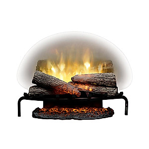 Dimplex Revillusion® 25" Plug-In Log Set (Model: RLG25), 5118 BTU, 120 Volt, 1500 Watt, Black