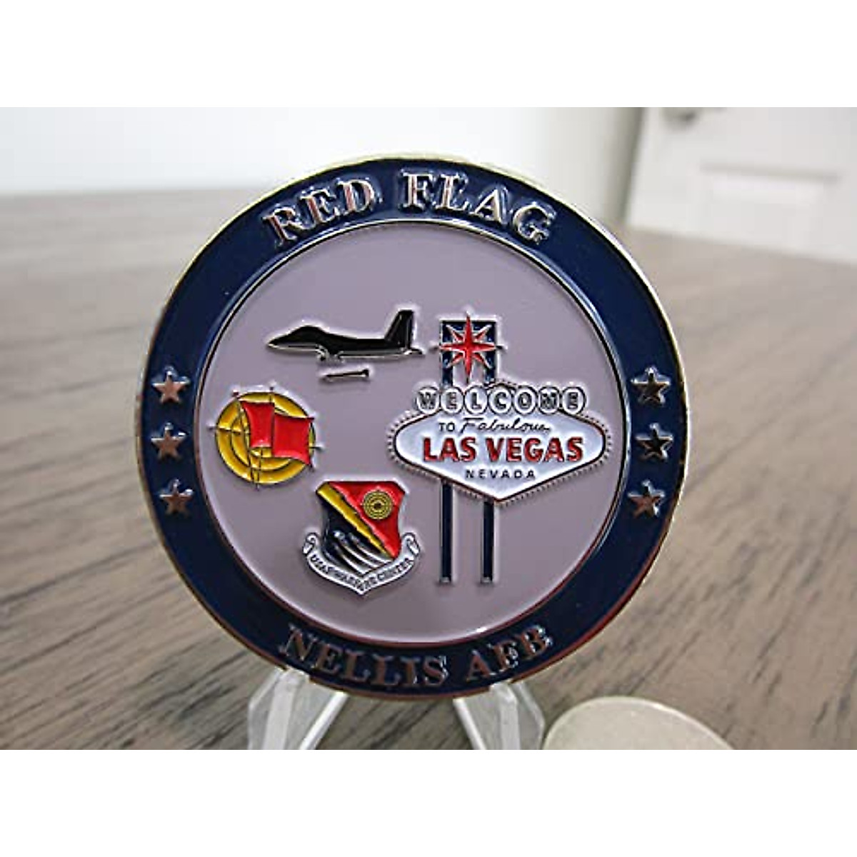 United States Air Force Nellis Red Flag 64th Aggressors 57th Wing Air Combat Command Challenge Coin
