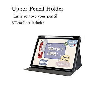 kaitesi Floral Case Compatible with 2022 iPad 10th Generation 10.9 inch Case Flower Pattern Cute Slim Leather Smart Cover with Pencil Holder,Color E