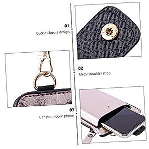 TENDYCOCO Pu Handbag Women Champagne Body for Shoulder Creative Gold Bag Tote Cross Leather Fashion Purse Girls