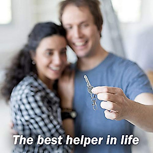 Segauin 100 Pcs Premium Swivel Snap Hooks with Key Rings,Metal Lanyard Keychain Hooks Lobster Clasps for Key Jewelry DIY Crafts 1.25inch/32mm(50 Pcs Lanyard Snap Hooks+50 Pcs Key Rings)