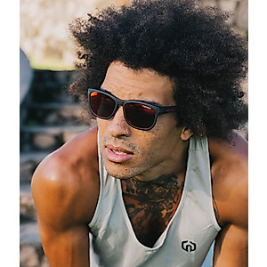 Tifosi Optics Swank XL Sunglasses (Satin Vapor, Smoke Lens with Red Mirror)