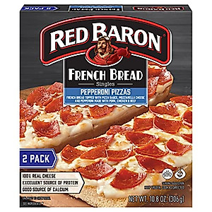 Red Baron, French Bread Pepperoni Pizza, 10.80 oz (Frozen)