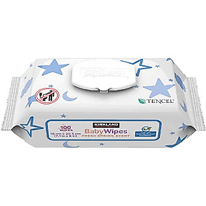 Kirkland Signature Baby Wipes, Fresh Spring Scent, 300 ct, 3 Flip Top Packs
