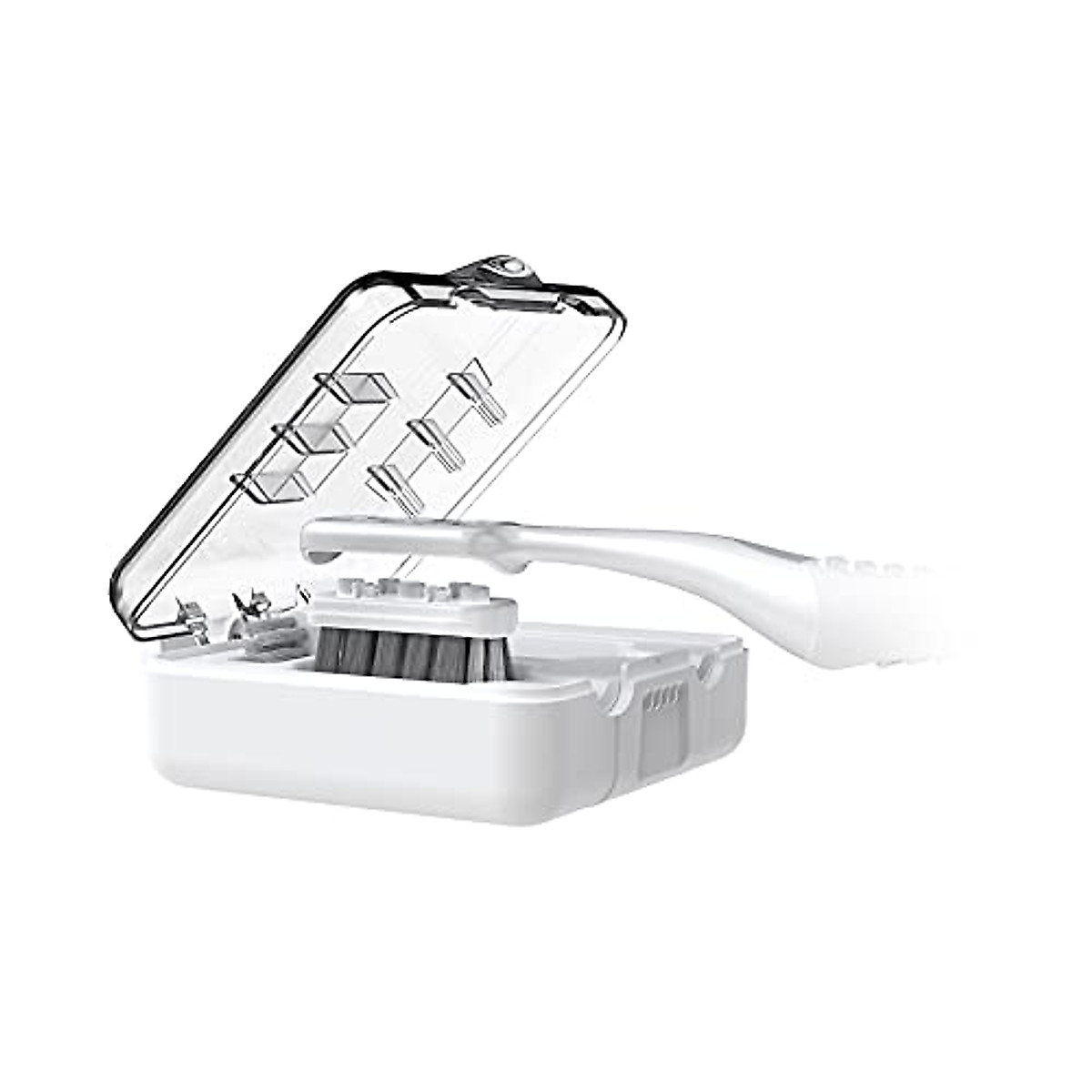 Ooak Eco-Friendly V-Eco Toothbrush with a Replaceable Brush Head System with 1 Additional Replacement Head - Silver Chrome