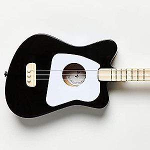 Loog Mini Acoustic kids Guitar for Beginners 3-strings Ages 3+ Learning app and lessons included Black