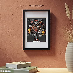 Ikonic Fotohaus Joe Burrow Ja'Marr Chase Mixon Gunter Hubbard McPherson Signed Photo Autograph Print Wall Art Home Decor