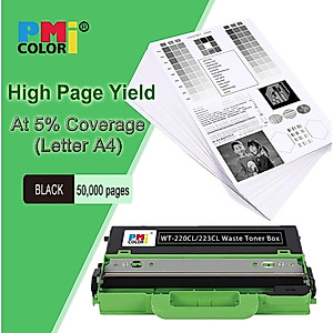 Brother Genuine WT220CL Waste Toner Box, WT220,Black