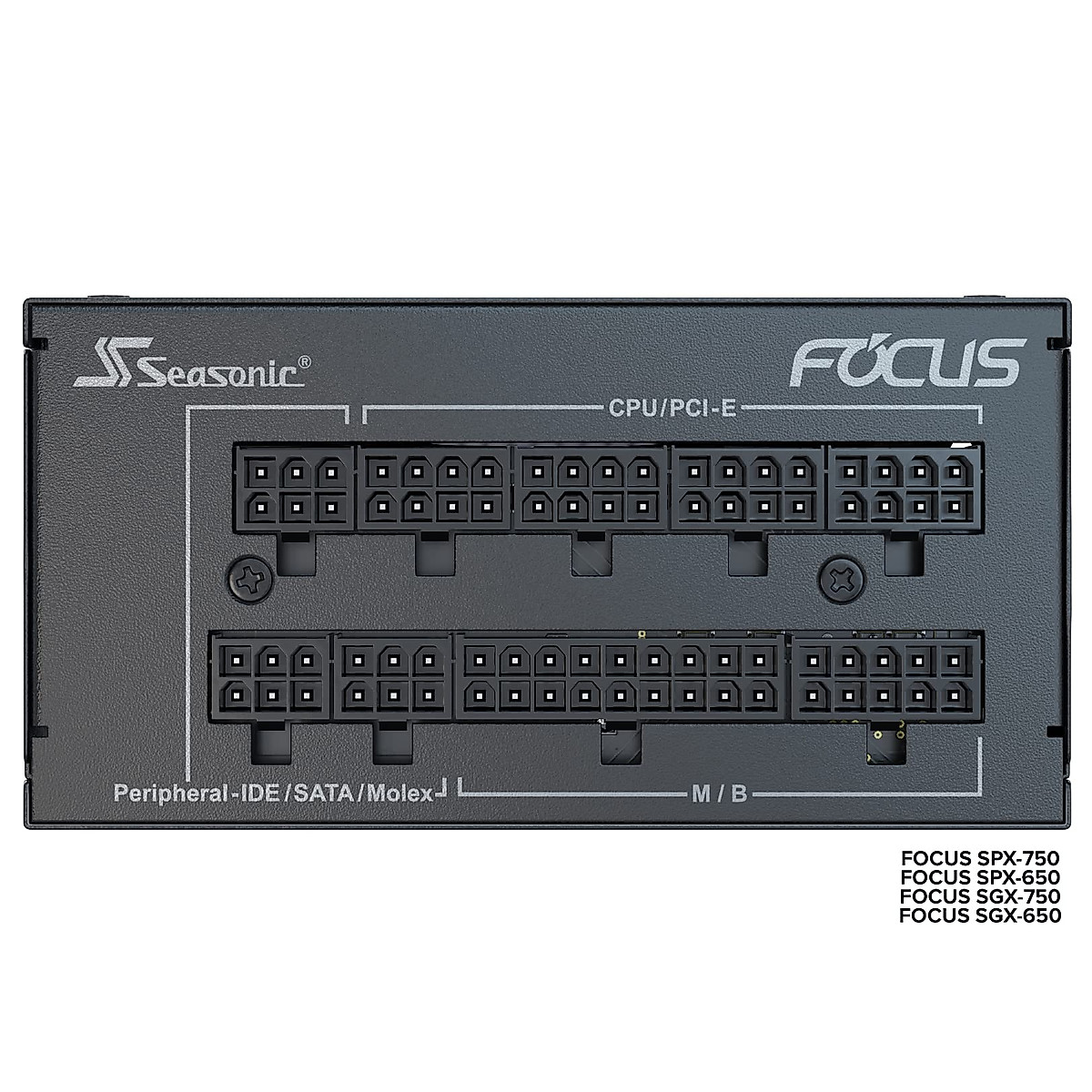 Seasonic Focus SGX-750 | 750W | 80+ Gold | Full-Modular | SFX Form Factor| Low Noise | Premium Japanese Capacitor | 10 Year Warranty | Nvidia RTX 30/40 Super & AMD GPU Compatible (Ref. SSR-750SGX)