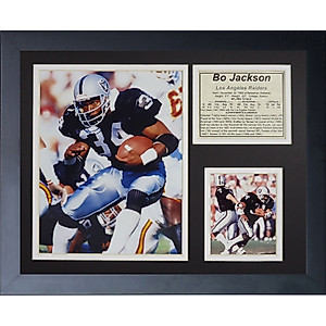 Legends Never Die Bo Jackson Framed Photo Collage, Black, 11x14-Inch
