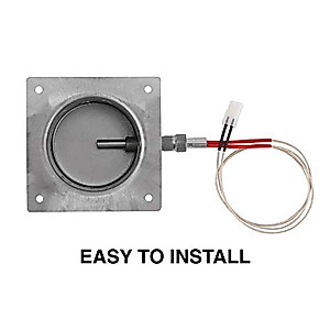 GRILLME Fire Pot Burn Pot and Hot Rod Ignitor Kit Replacement for Traeger Pellet Grill with Screws and Fuse