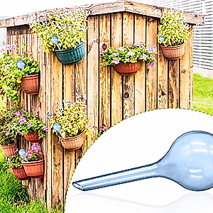 Gddochn 20 Pcs Clear Plant Watering Globes,Garden Self Watering Bulbs,Automic Watering Device for Plant,Flowers,Garden,Indoor Outdoor Decoration(Small, Dark Blue)