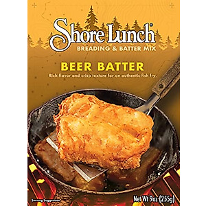 Shore Lunch Batter Mix Beer Batter Mix, 9 Oz, 6 Pack