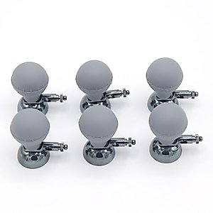Universal EKG Suction Electrode Ball Adult Size Ag/AgCI Grey Set of 6pcs