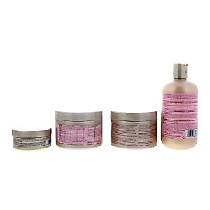 Keracare Hair Product Curl-Essence Moisturizing Bundle Combo Set (JELLY&CREAM&CONDITIONER&EDGE-GEL)