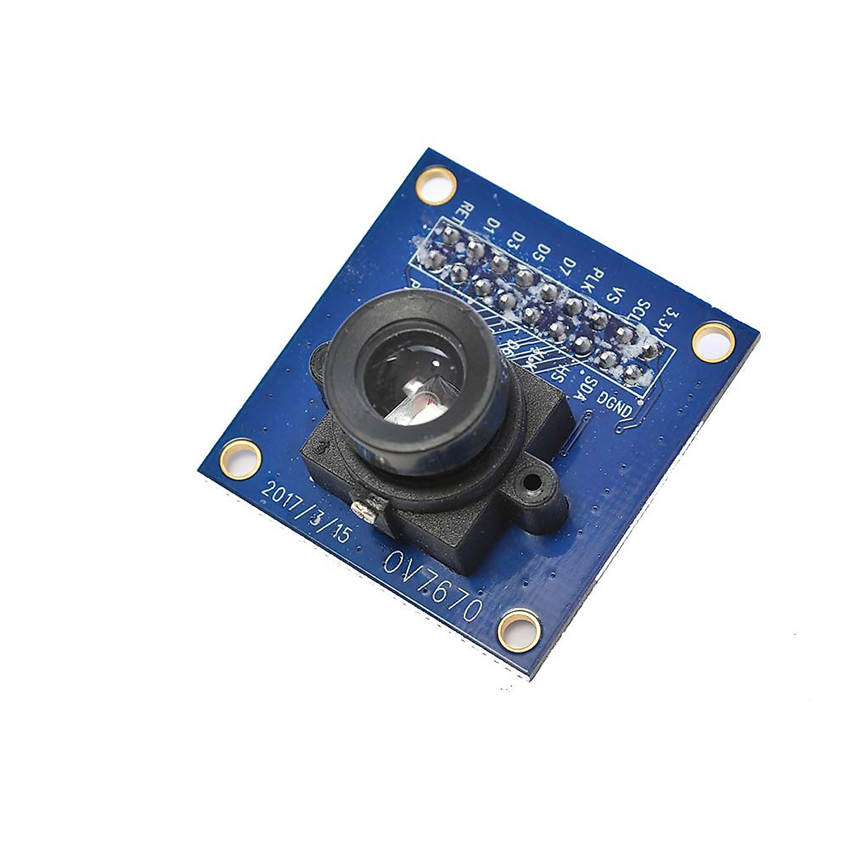 Comimark 2Pcs VGA OV7670 CMOS Camera Module Lens CMOS 640X480 SCCB I2C Interface for Arduino