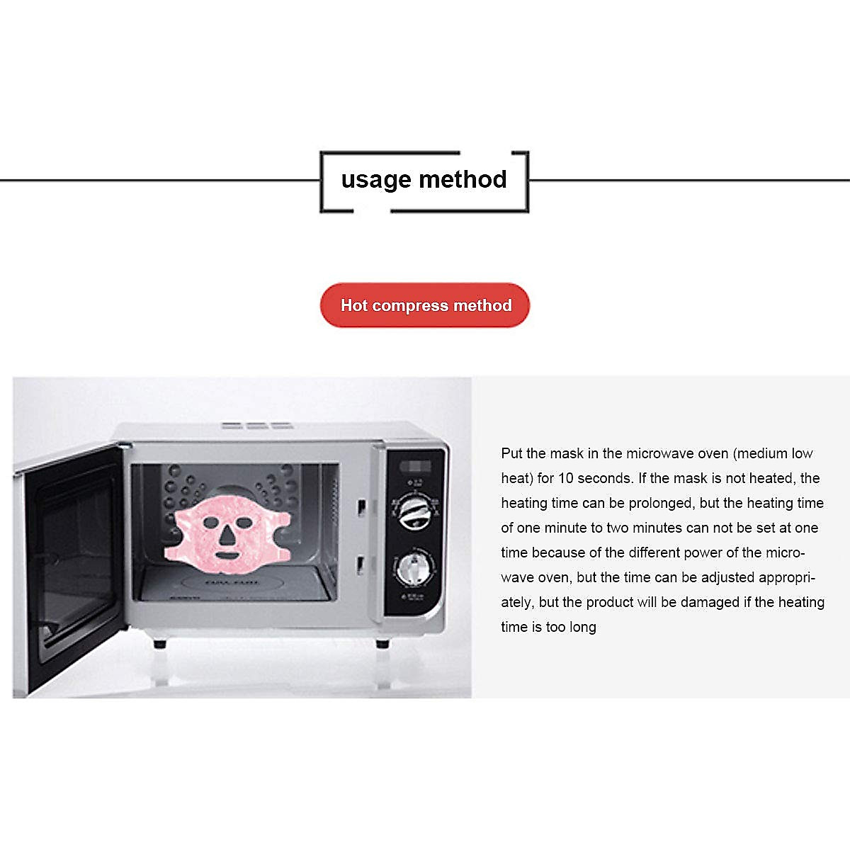 Jakuva Hot and Cold Therapy Full Face Gel Mask,Face Ice Mask for Woman Man,Gel Beads Eye Mask&Compress Pearl Treatment for Headache, Puffiness,Migraine Relief,Face SPA & Overall Skin Care (Pink)