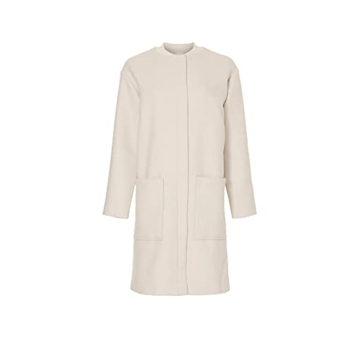 Thakoon Collective RTR Design Collective Pocket Front Coat, Off-White, X-Large