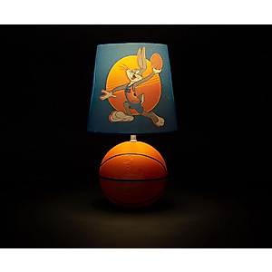 Space Jam 2: A New Legacy Tune Squad Basketball 3D Desk Lamp, Bugs Bunny Mood Light | Home Decor Accessories And Room Essentials | Official Looney Tunes Collectible | 14 Inches Tall