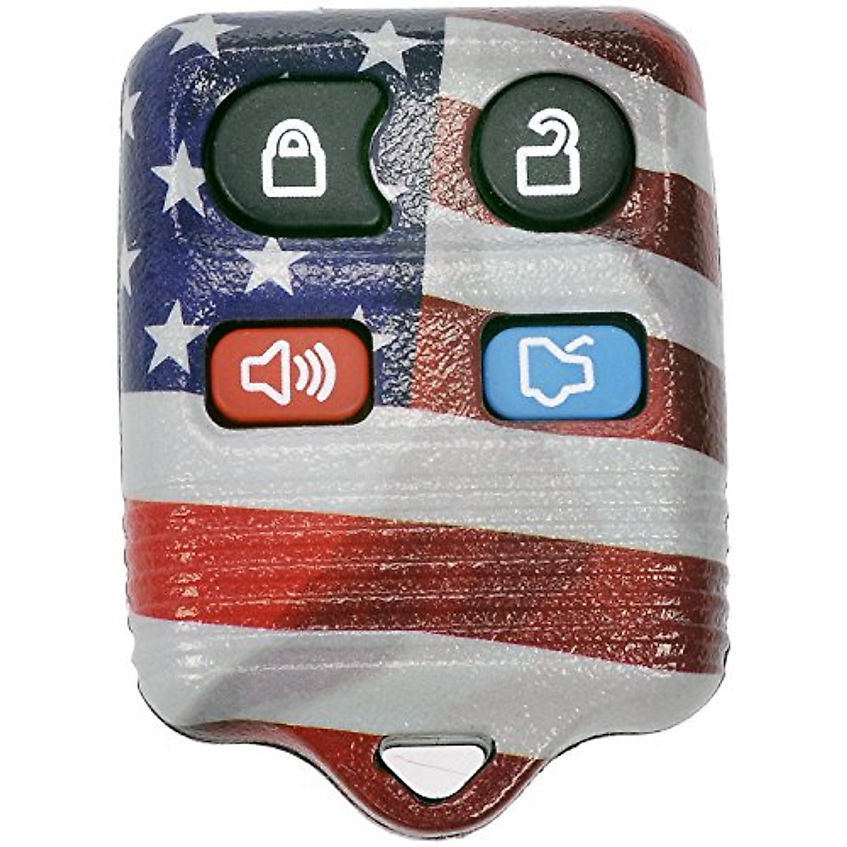 Dorman 13607US Keyless Entry Transmitter Cover Compatible with Select Ford / Lincoln / Mercury Models, Red; White; Blue