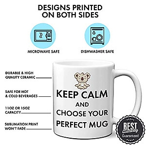 Funny Brother Gifts - Gag Coffee Mugs for Brothers - Best Bro Birthday Present - Adult Humor Cups with Quotes (11oz, black handle)