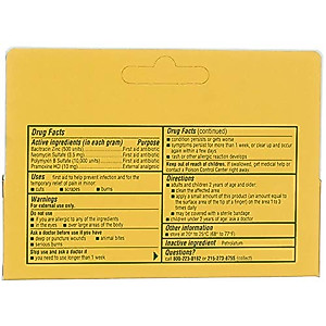 Neosporin + Maximum-Strength Pain Relief Dual Action Ointment, First Aid Topical Antibiotic & Analgesic Ointment for 24-Hour Infection Protection with Bacitracin Zinc & Pramoxine HCl, 1 oz (Pack of 2)