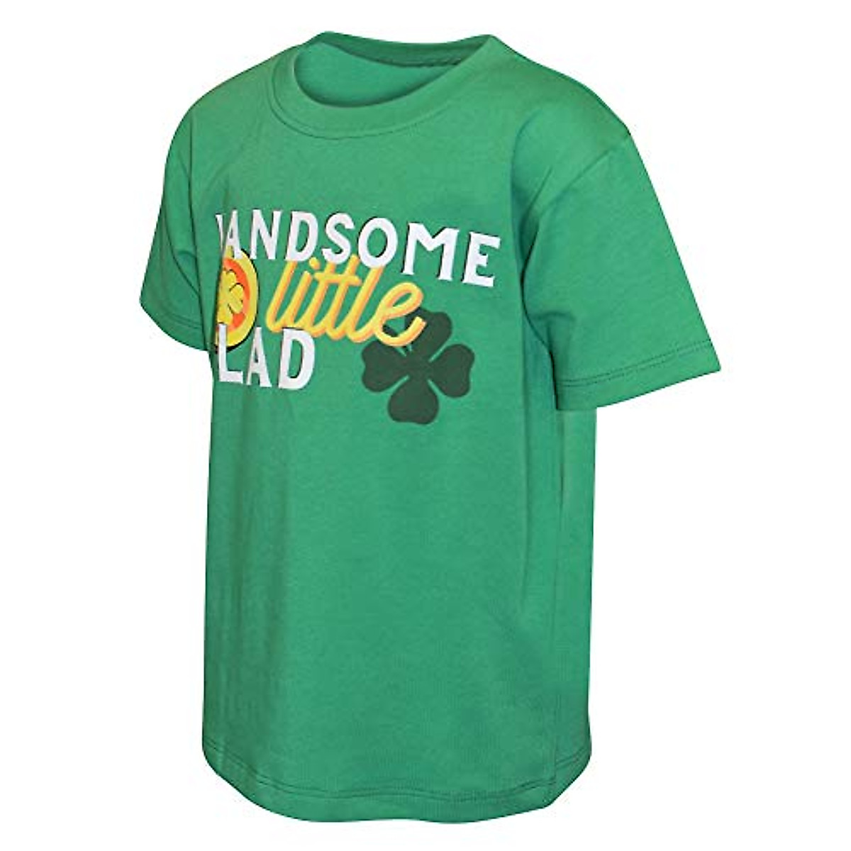 Unique Baby Boys Handsome Little Lad St Patrick's Day T-Shirt (3t, Little Lad)