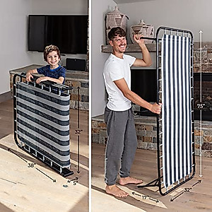 LiteBed™ Folding Bed with Memory Foam Mattress - Portable Fold Up Bed with Storage Bag - Luxurious Foldable Bed with Frame - Foldaway Guest Bed - Hideaway Cot for Adults & kids - NO-RISK 100-DAY TRIAL